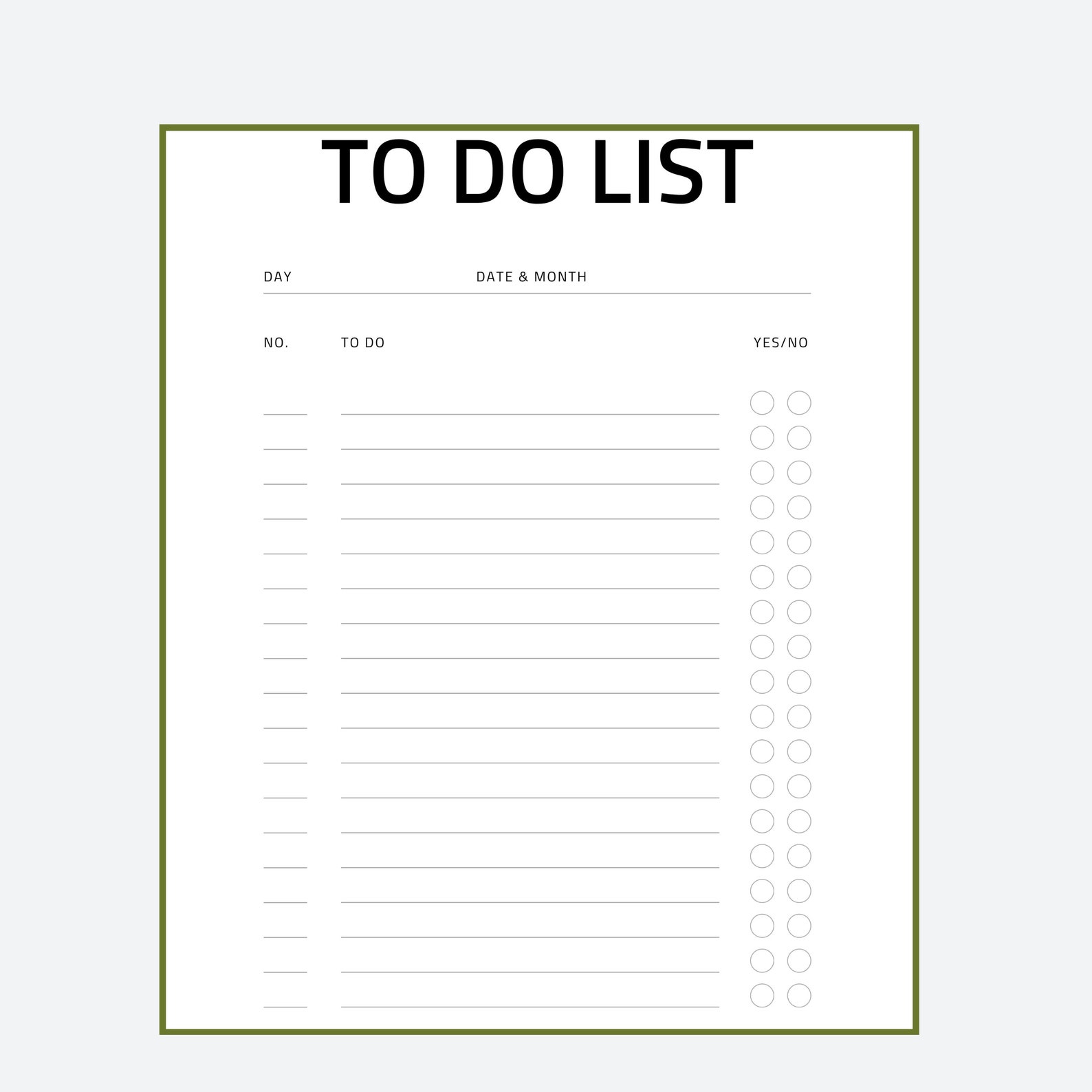 Daily Task Checklist Template,study Planner, Simple Checklist Template ...