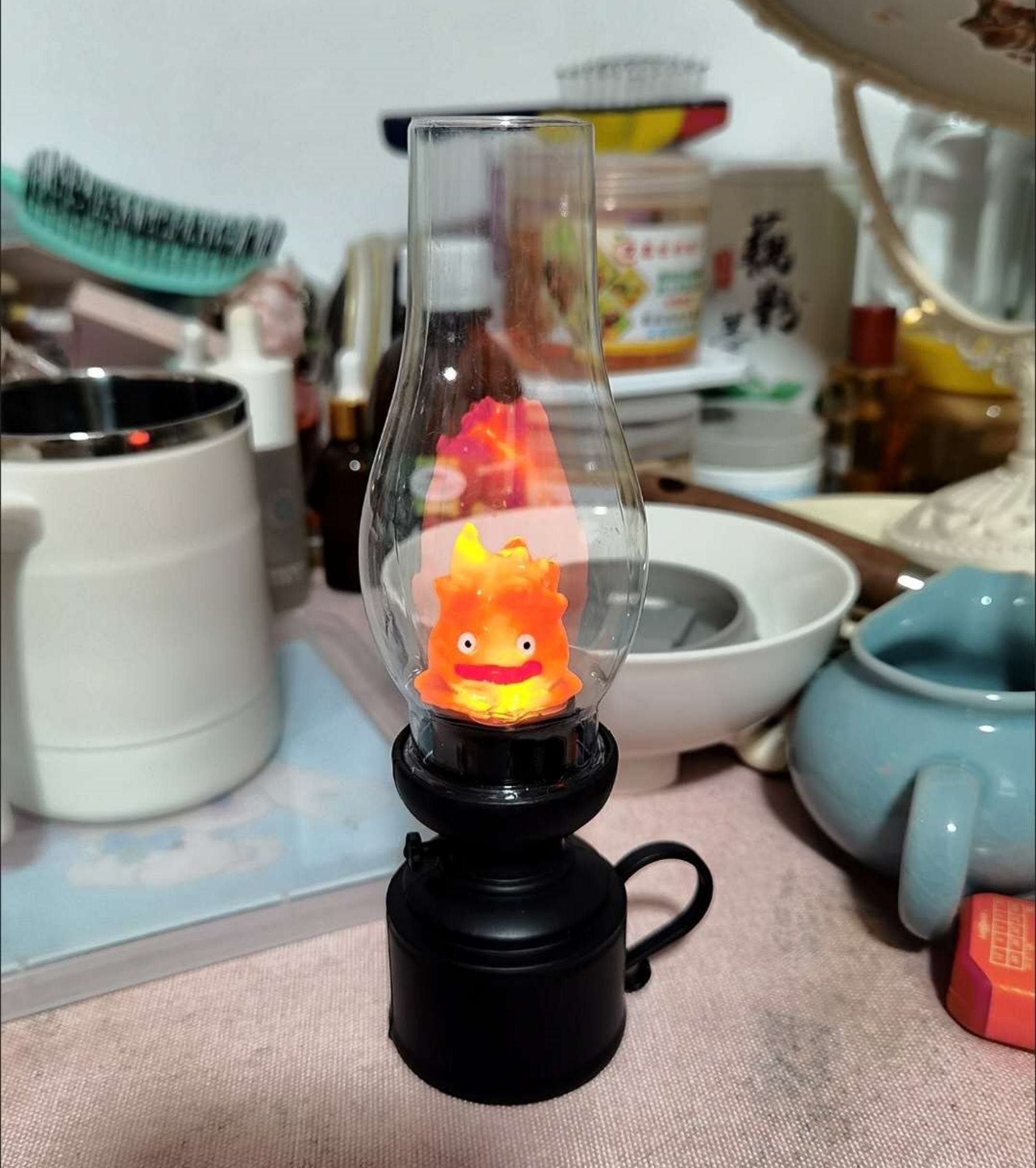 Cute Calcifer Night Light Calcifer Gift Vintage Flameless - Etsy UK