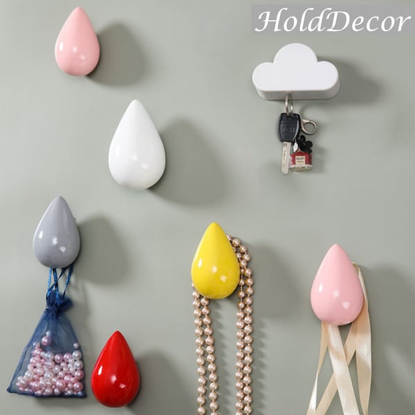 Colorful Wall Hooks - Etsy
