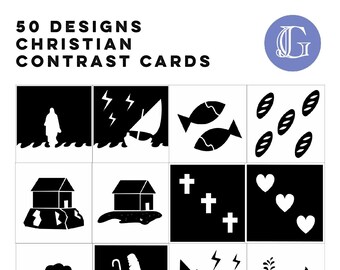 Printable Baby Flash Cards Black and White High Contrast - Etsy UK