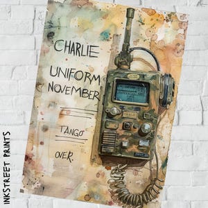 Charlie Uniform November...., Poster, Room Decor, Funny Print, Sarcasm ...