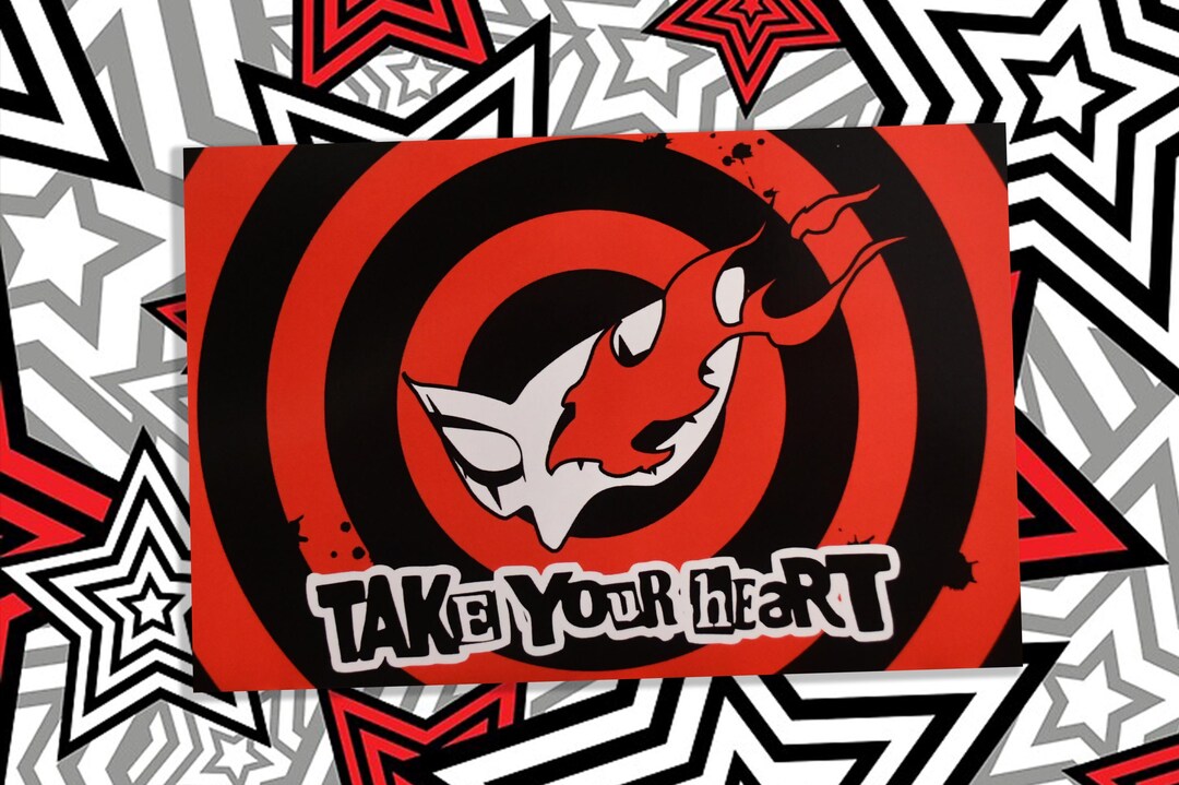 Persona 5 Royal Protagonist Double Sided Calling Card - Etsy