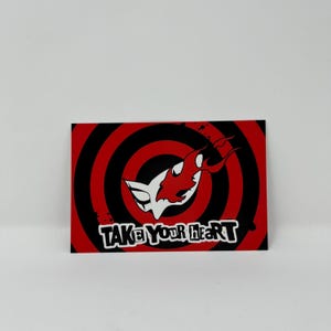 Persona 5 Royal Protagonist Double Sided Calling Card - Etsy