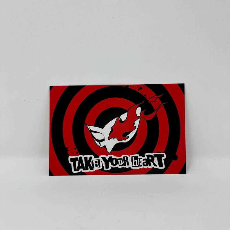 Persona 5 Royal Protagonist Double Sided Calling Card - Etsy