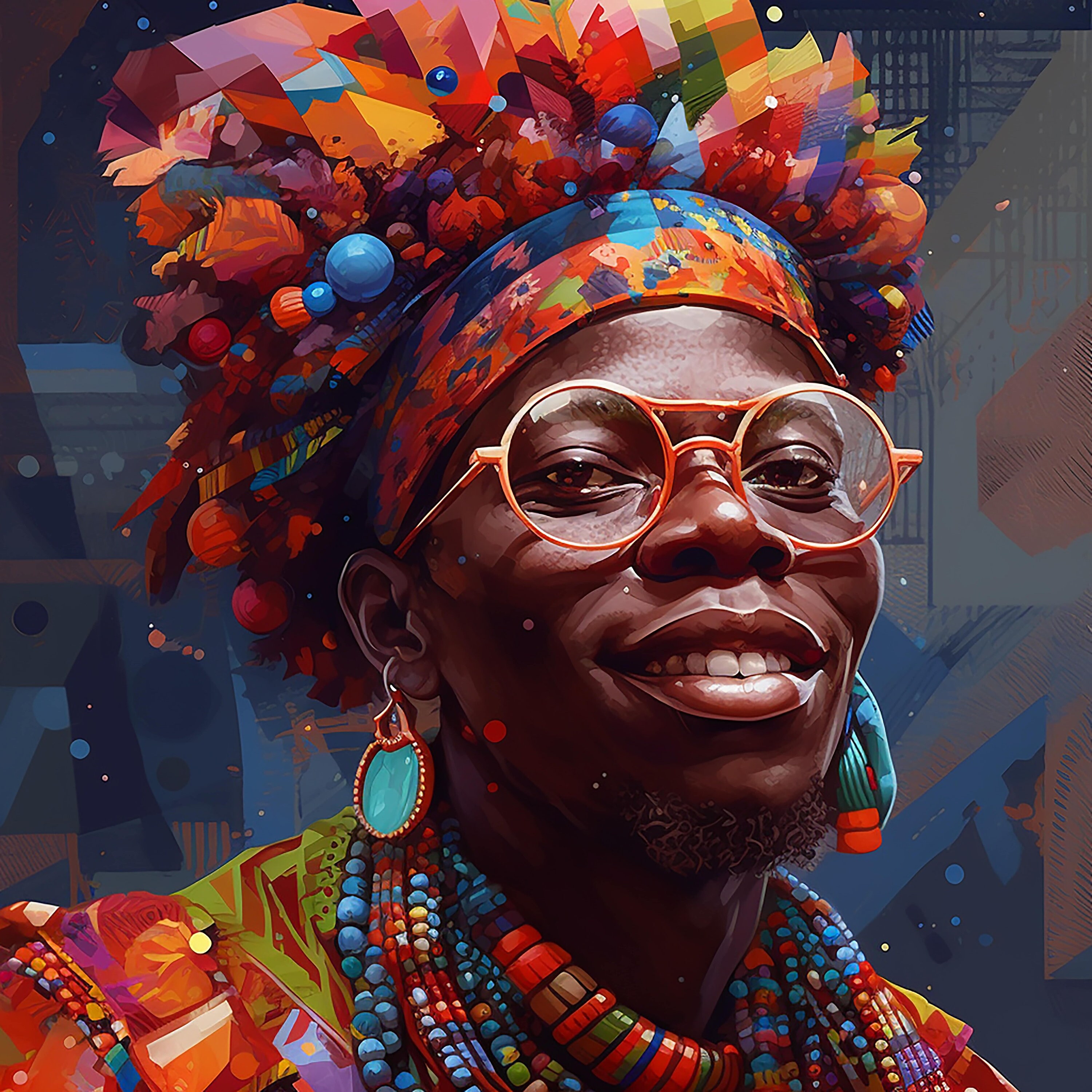 AI, Collection, Digital Art, Bundle, Beautiful Woman, Africa, Culture ...