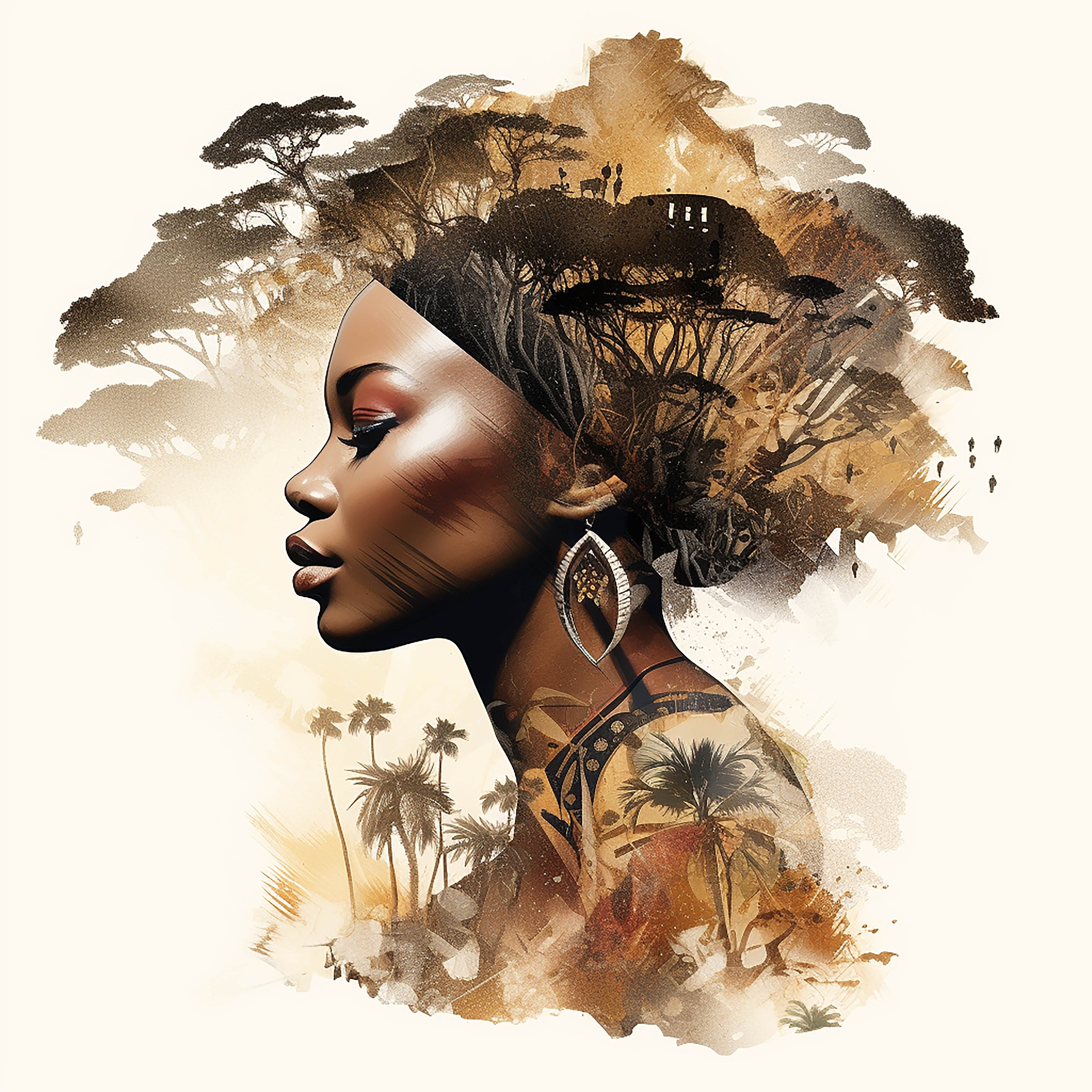 Illustration of igbo Zulu Art African Culture Colorful - Etsy