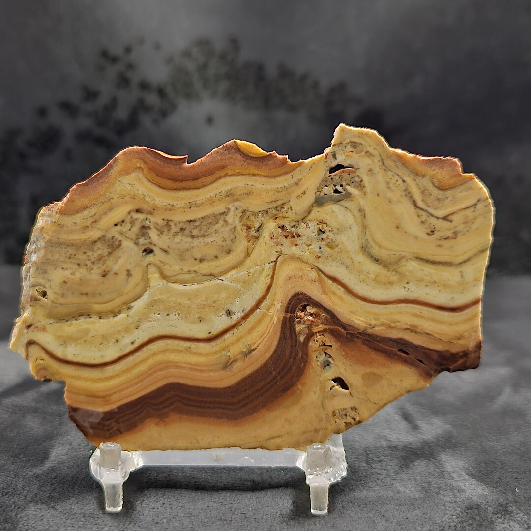 Wave Dolomite From Mexico, Lapidary Slab, Natural Stone for Cabbing ...