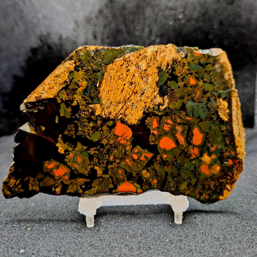 Whiskey Creek Jasper From Idaho, Lapidary Slab, Natural Stone for ...