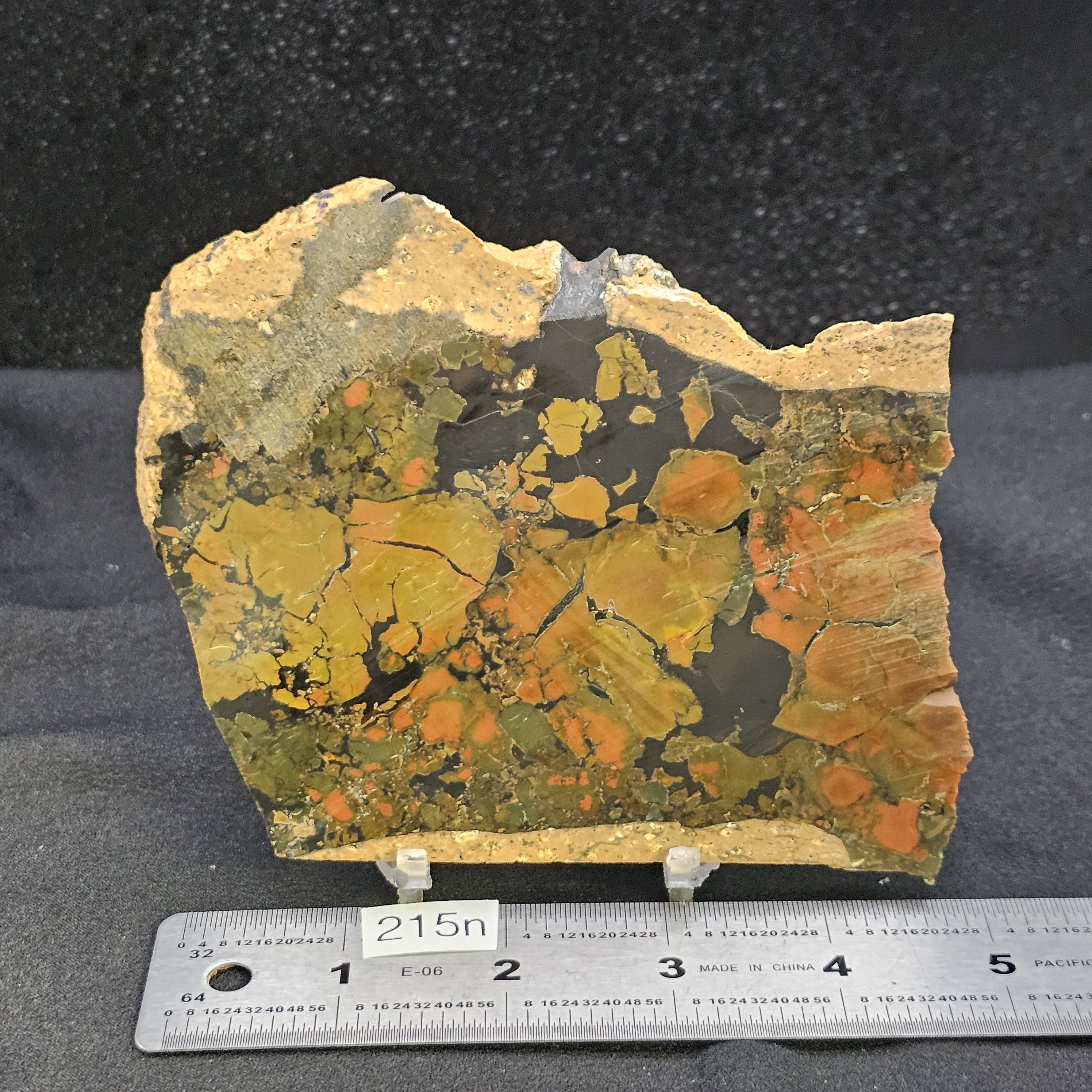Whiskey Creek Jasper From Idaho, Lapidary Slab, Natural Stone for ...