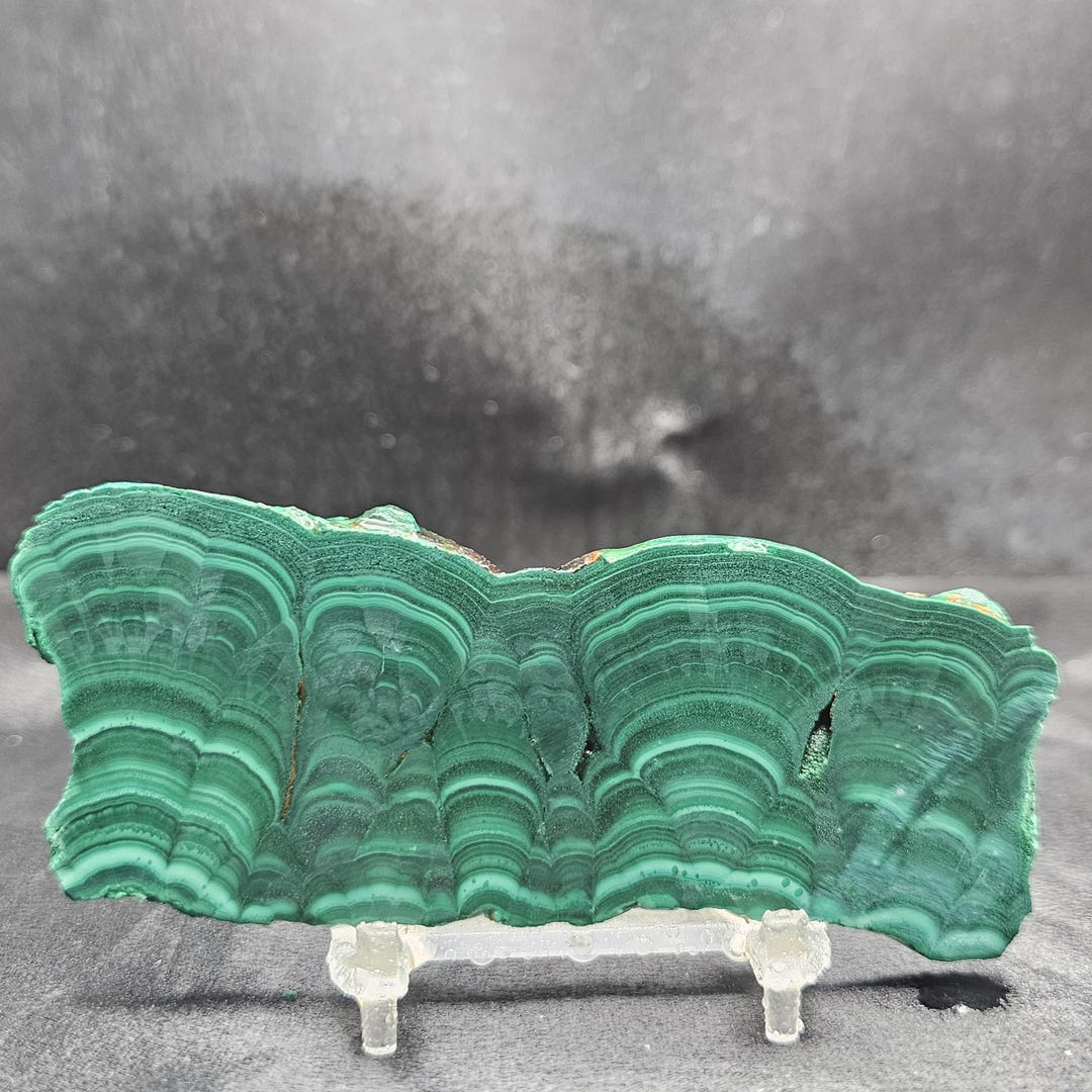 Malachite From Congo, Lapidary Slab, Stabilized in Cactus Juice ...