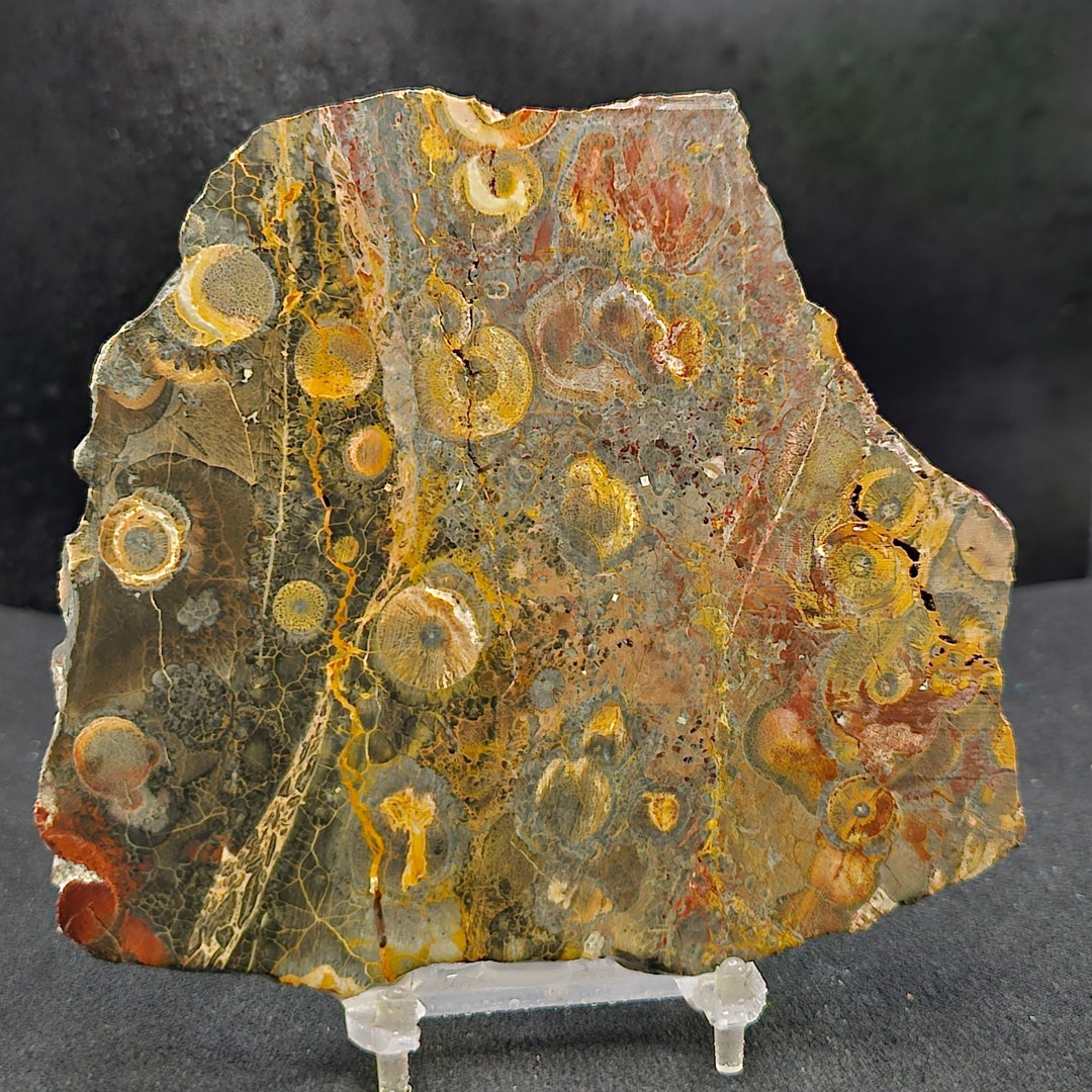 Galaxy Rhyolite From Mexico, Lapidary Slab, Natural Stone for Cabbing ...