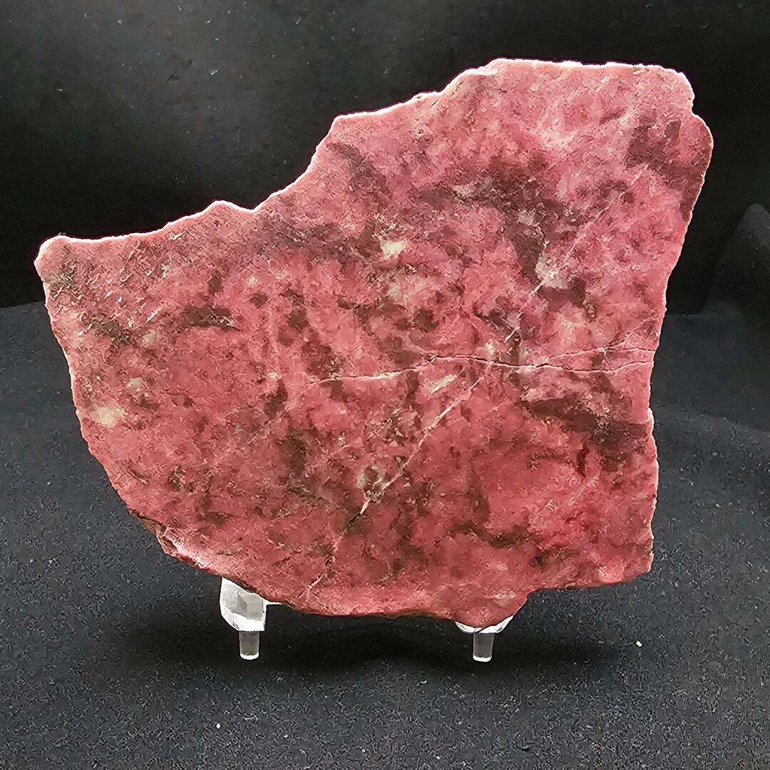 Thulite From Leksvik Norway, Lapidary Slab END CUT, Natural Stone for ...