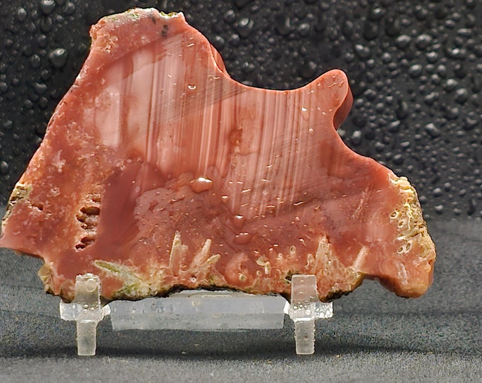 Pink Imperial Jasper From Mexico, Lapidary Slab, Natural Stone for ...