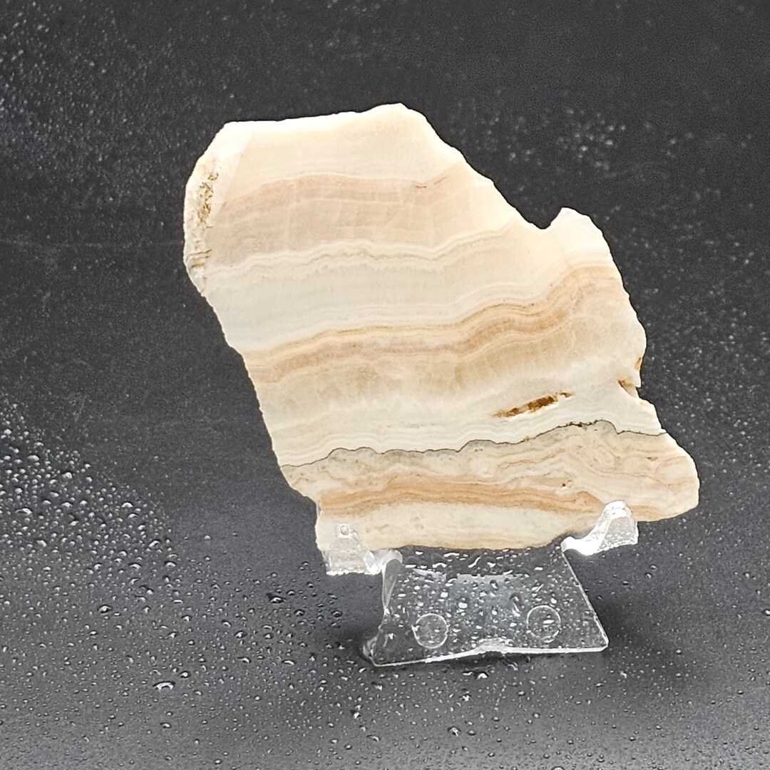 Banded Calcite From Unknown Lapidary Slab Natural Stone for - Etsy