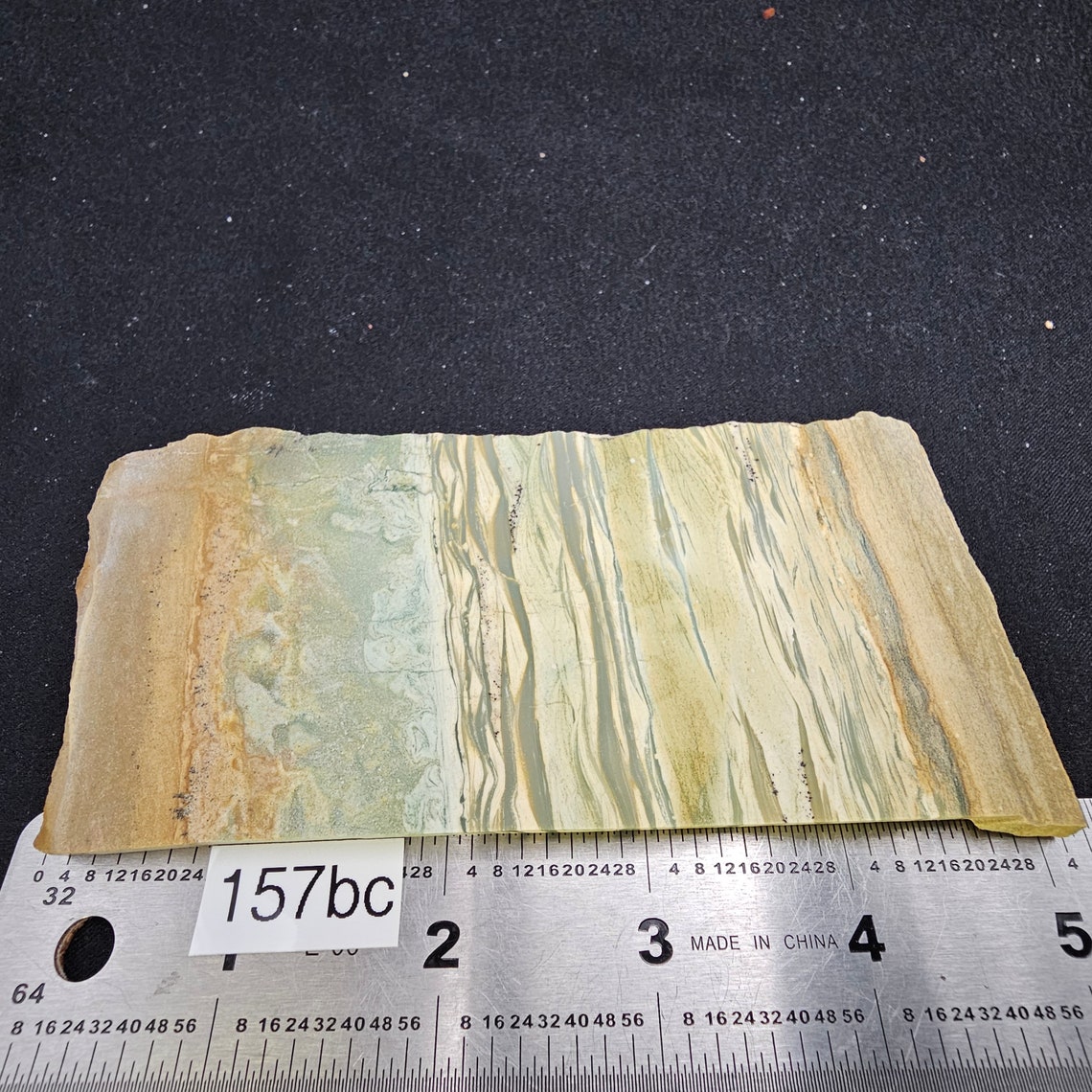 Gunnery Point Jasper From California, Lapidary Slab, TAPERED, Natural ...