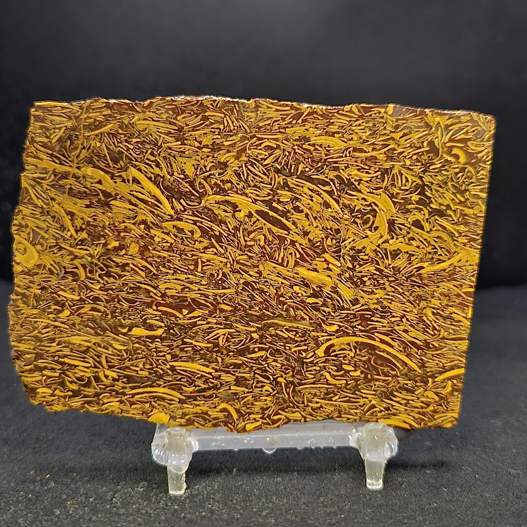 Script Stone From India, Lapidary Slab, Natural Stone for Cabbing, Not ...