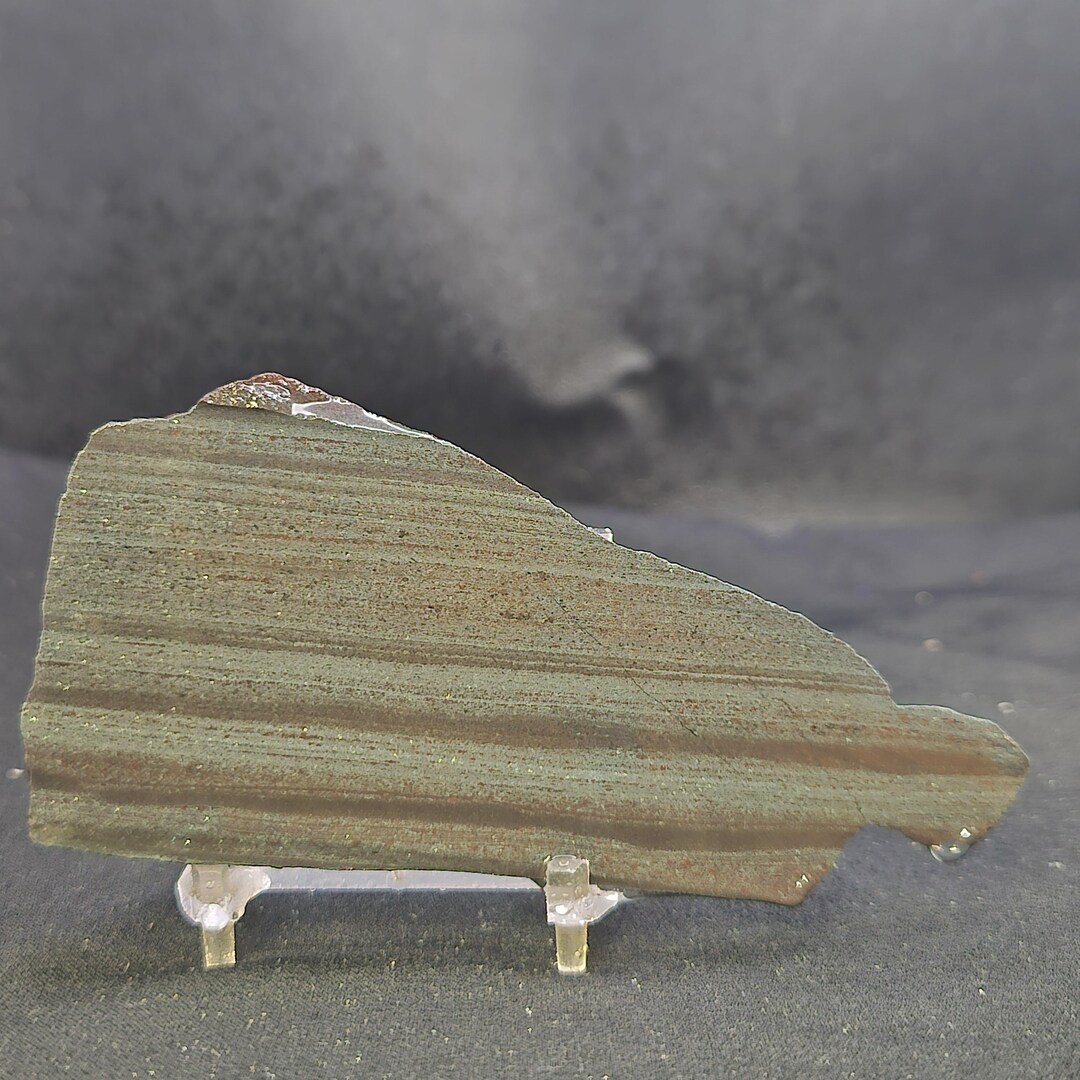 Sparkly Jaspilite END CUT From UP Michigan, Lapidary Slab, Natural ...