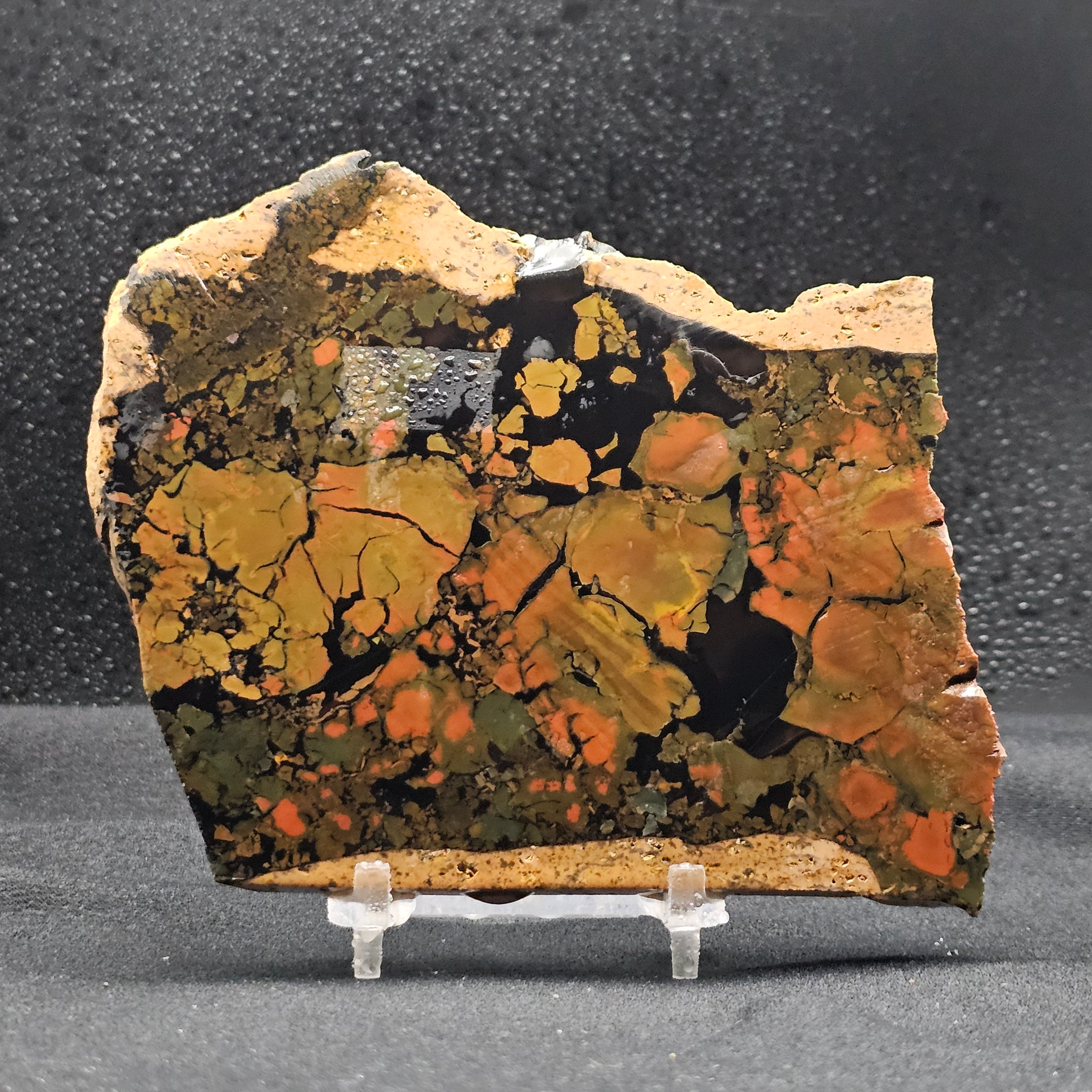 Whiskey Creek Jasper From Idaho, Lapidary Slab, Natural Stone for ...