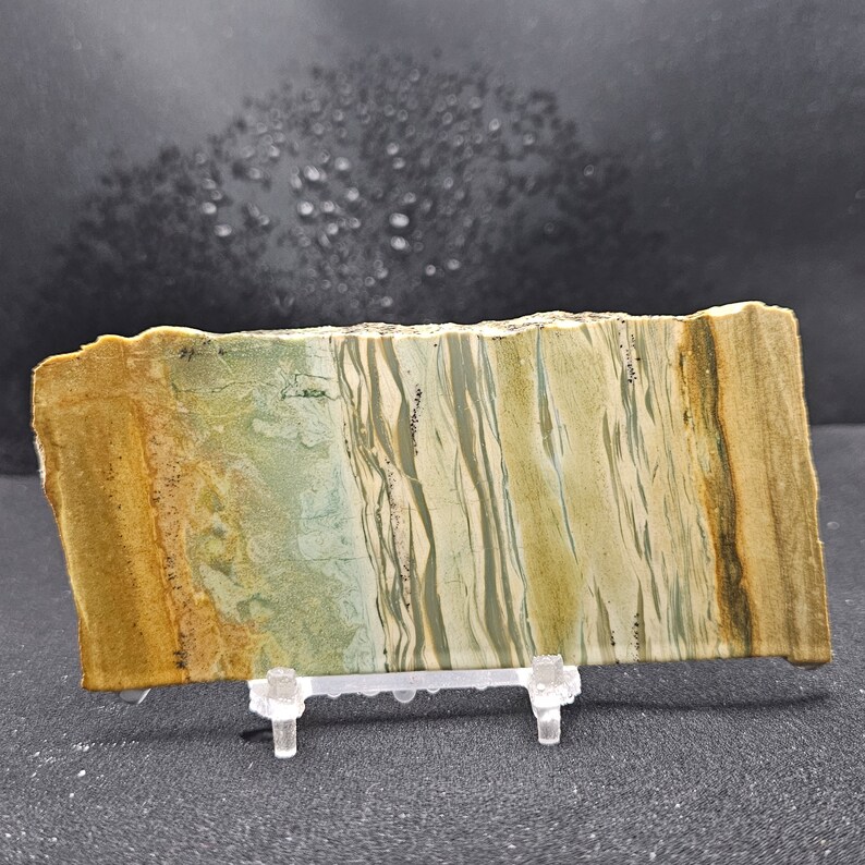 Gunnery Point Jasper From California, Lapidary Slab, TAPERED, Natural ...