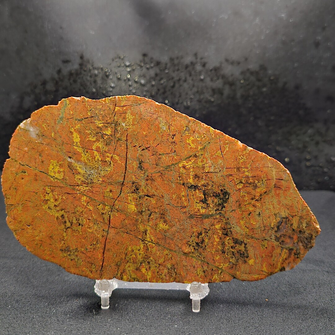 Jasper From Stoney Creek Calif, TAPERED, Lapidary Slab, Natural Stone ...