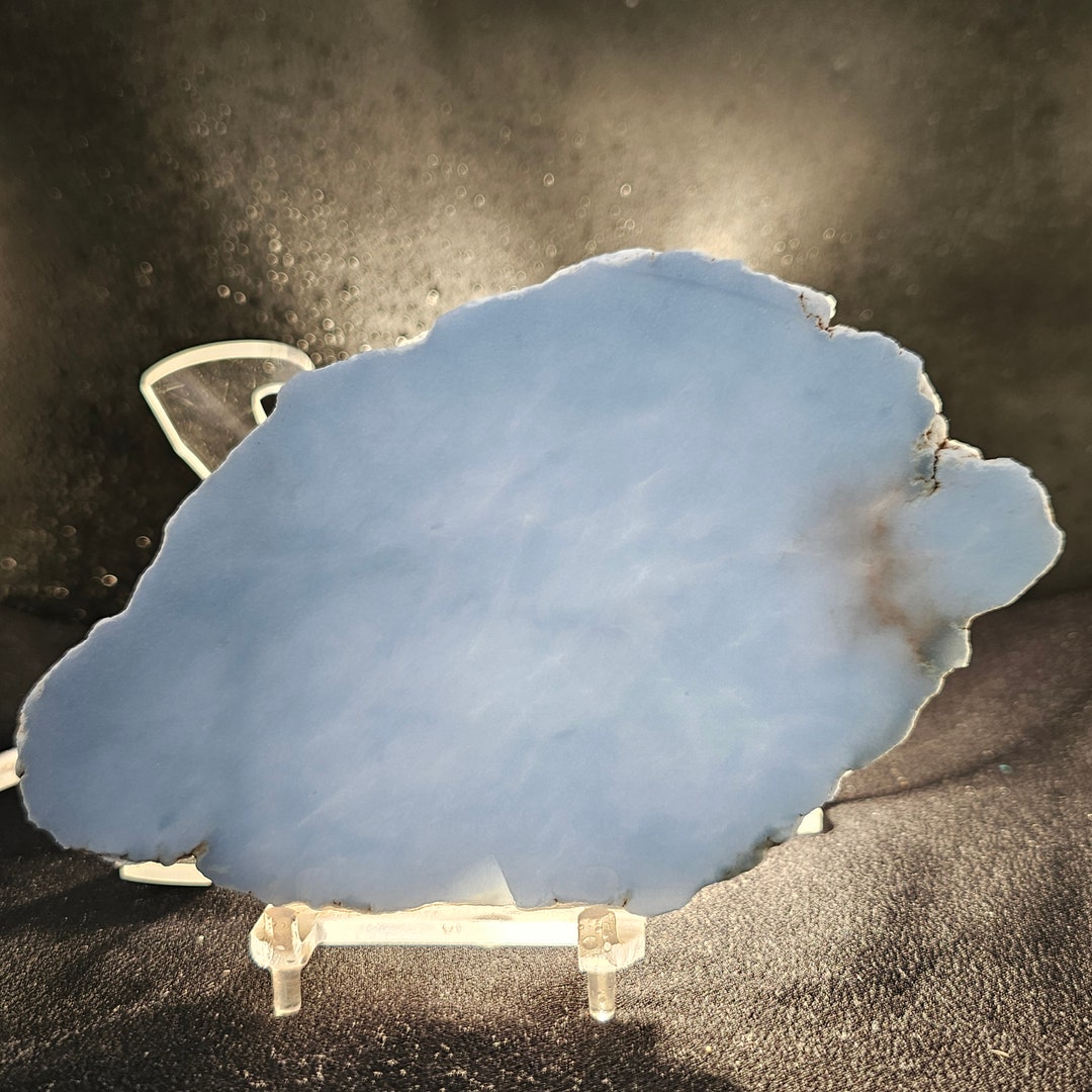 Angelite From Peru, Lapidary Slab, Natural Stone for Cabbing, Not ...