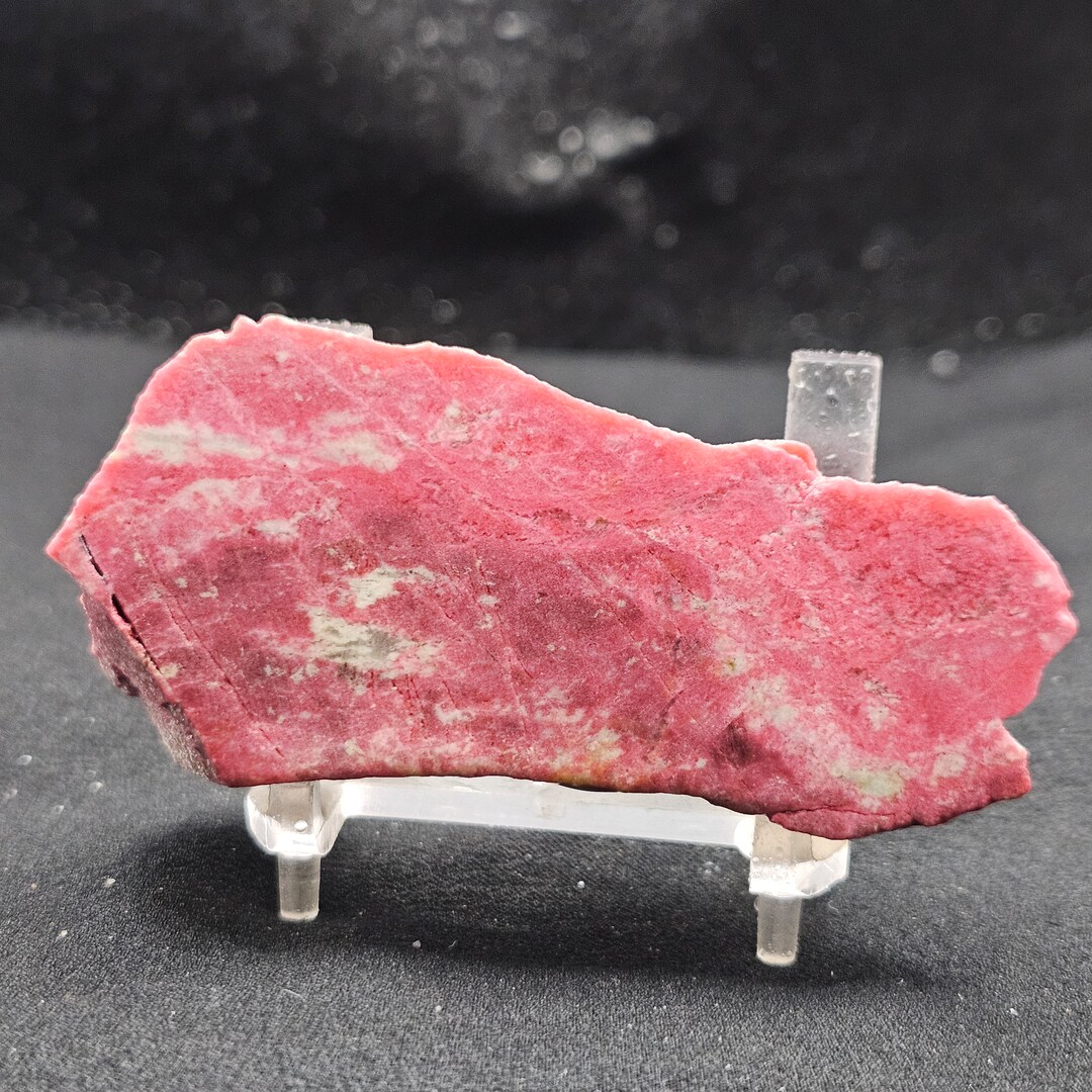 Thulite From Leksvik Norway, Lapidary Slab, END CUT, Natural Stone for ...