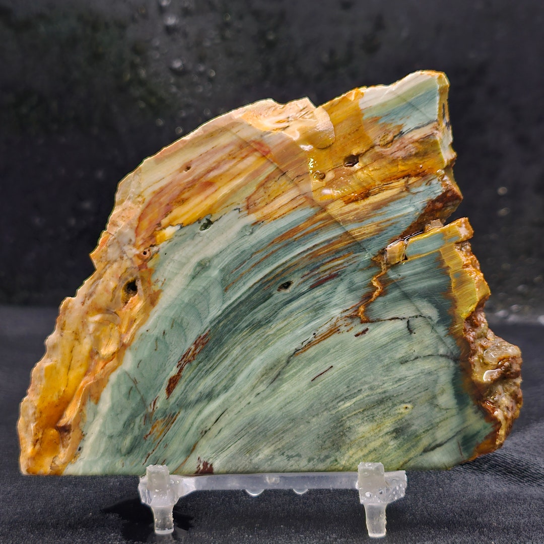 Freedom Jasper AKA Gary Green Jasper From Nevada, Lapidary Slab ...