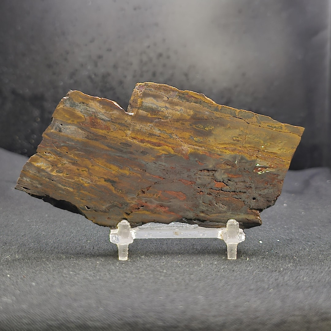 Limonite Banded Hematite From Tilden Mine Michigan, Lapidary Slabs ...