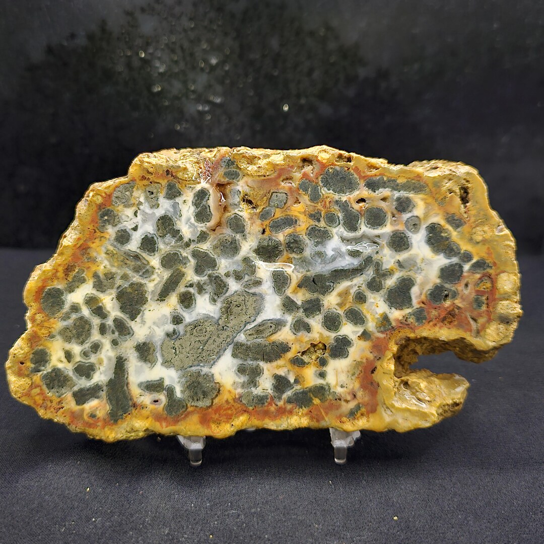 Red Marcasite From Indonesia, Lapidary Slab, Natural Stone for Cabbing ...