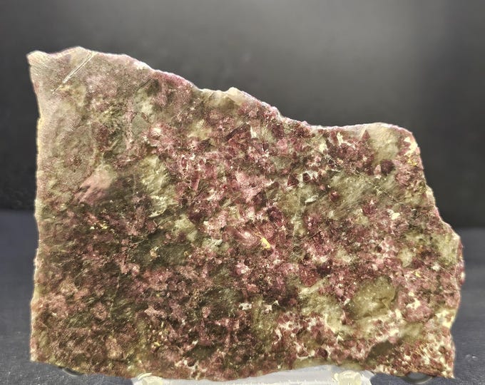 Rubelite From Madagascar, Lapidary Slab, Stabilized in Cactus Juice ...