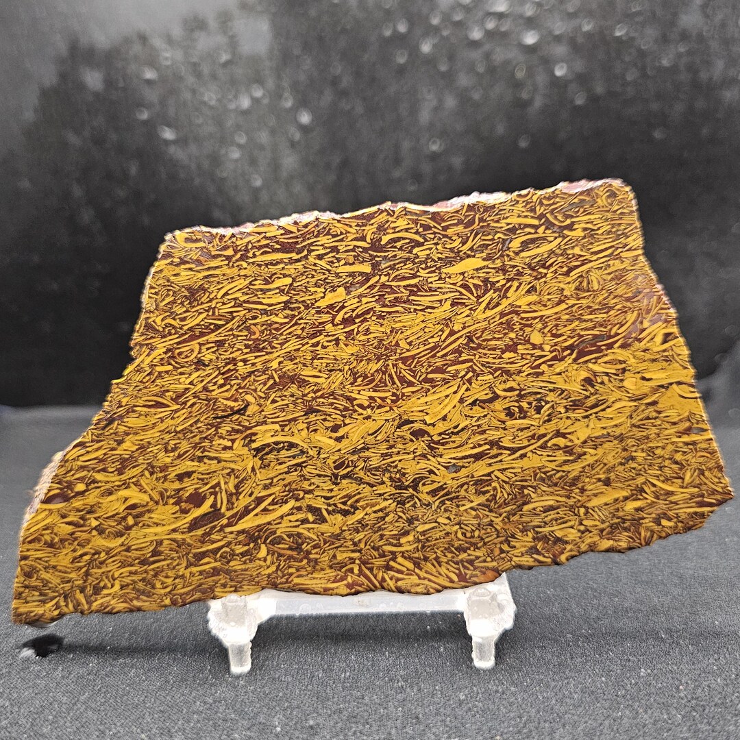 Script Stone From India, Lapidary Slab, Natural Stone for Cabbing, Not ...