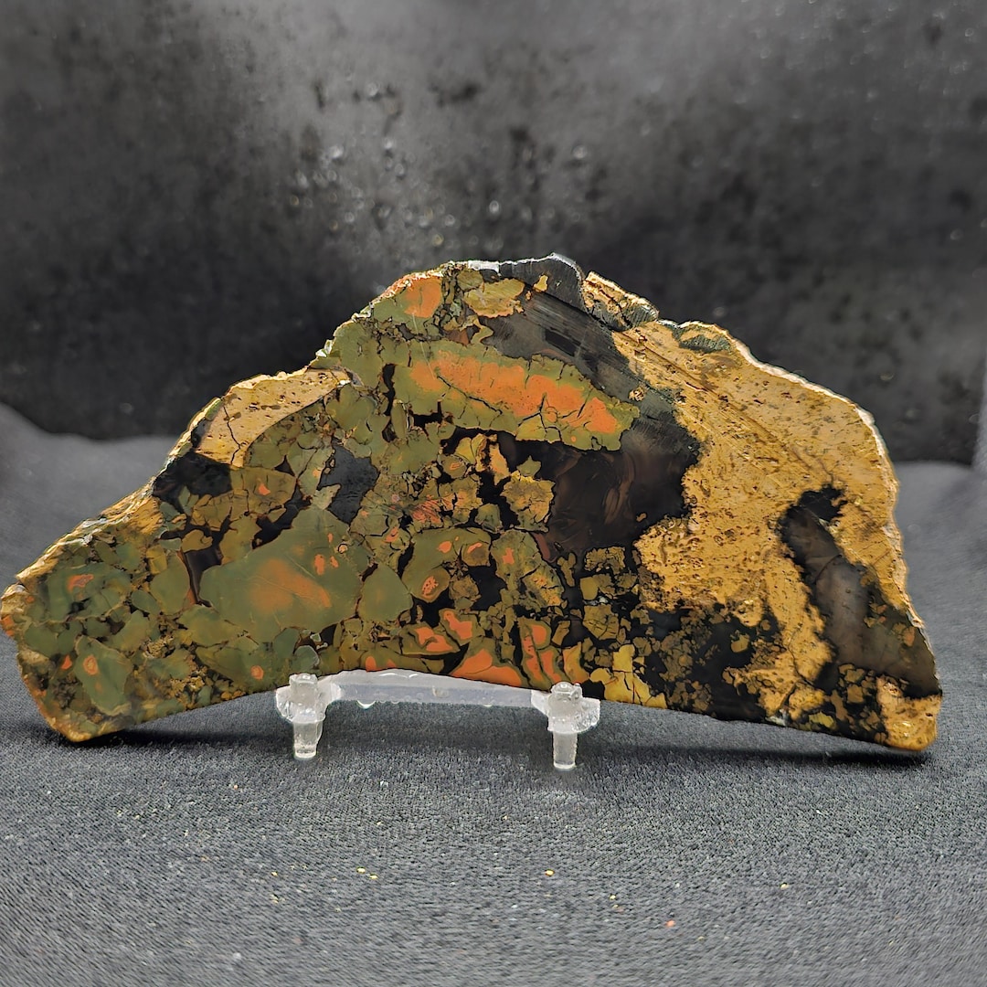 Whiskey Creek Jasper From Idaho, Lapidary Slab, TAPERED, Natural Stone ...