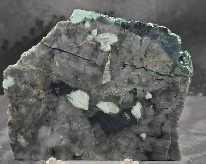Emerald in Matrix From South America, Lapidary Slab, Natural Stone for ...