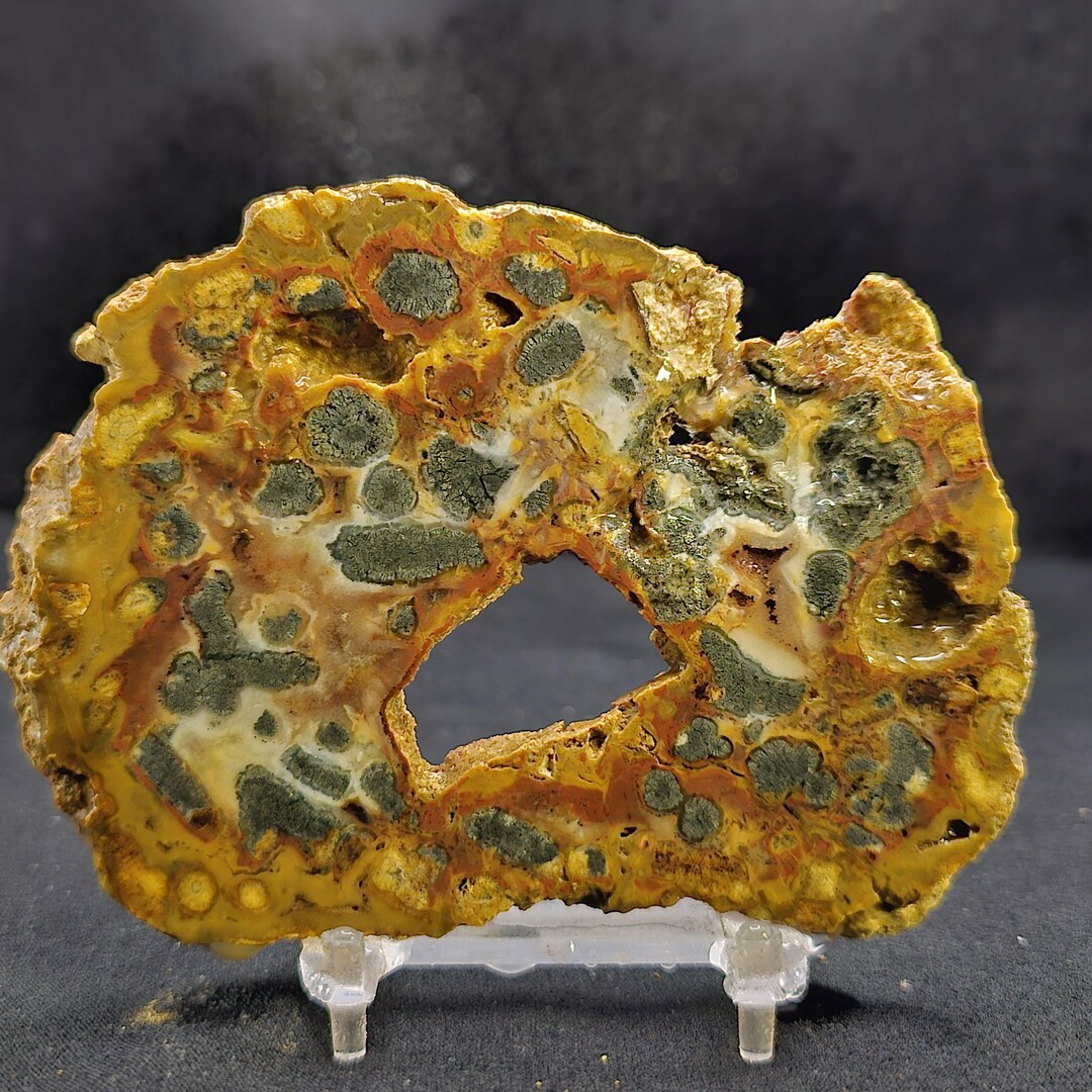 Red Marcasite From Indonesia, Lapidary Slab, Natural Stone for Cabbing ...