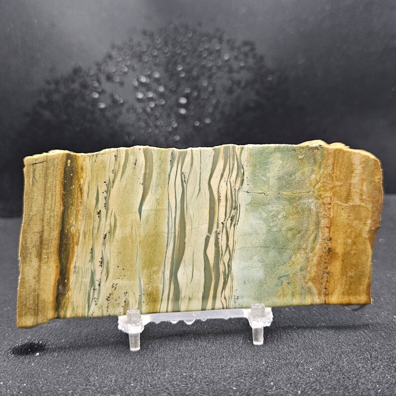 Gunnery Point Jasper From California, Lapidary Slab, TAPERED, Natural ...