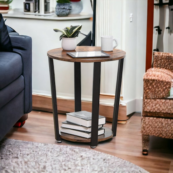 Rustic Side Table - Etsy