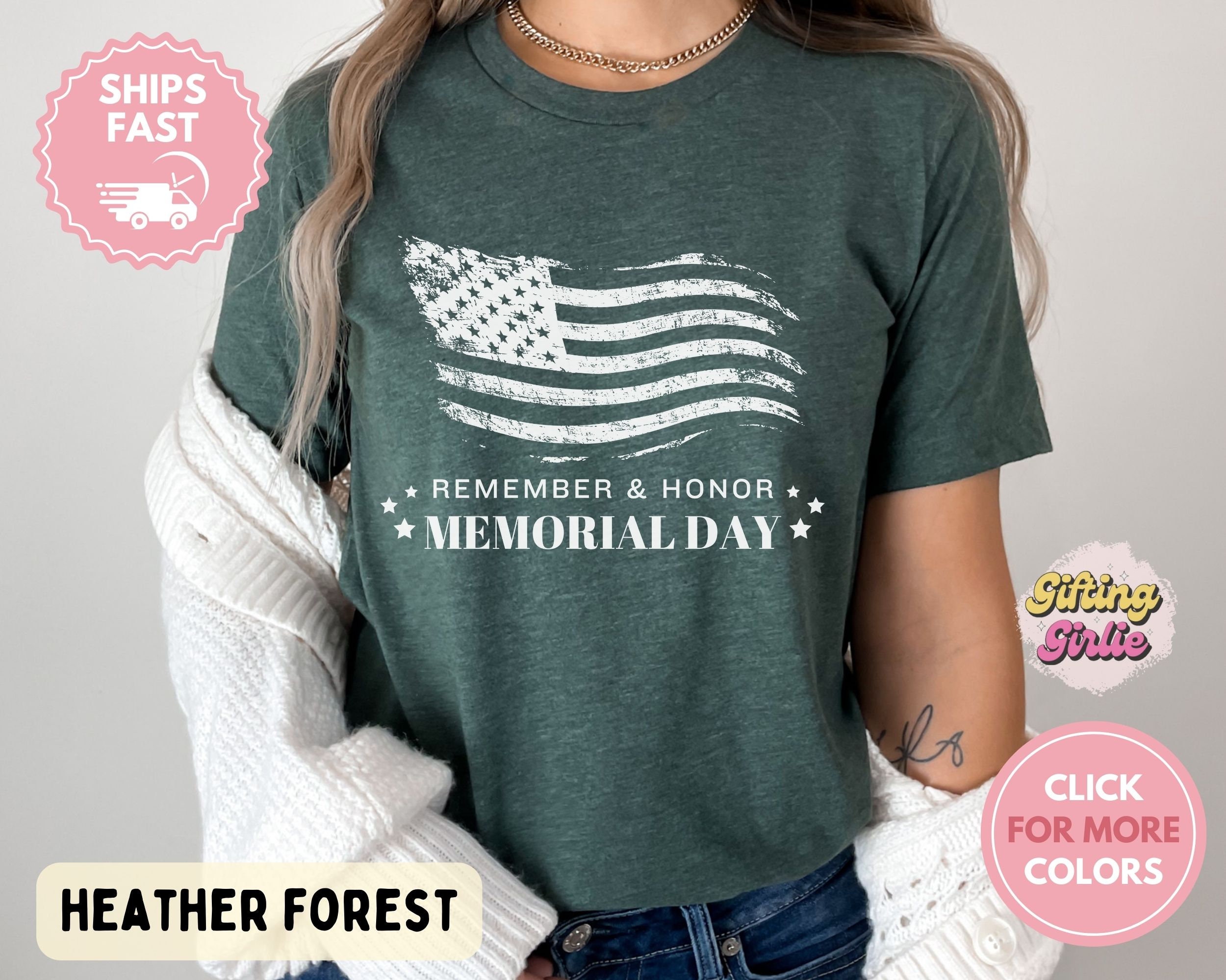 Memorial Day Shirt, Memorial Day Shirt for Women, Memorial Shirts ...