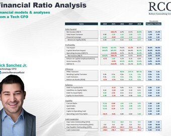 Financial Analysis Excel Templates With Key Ratio auto Update ...