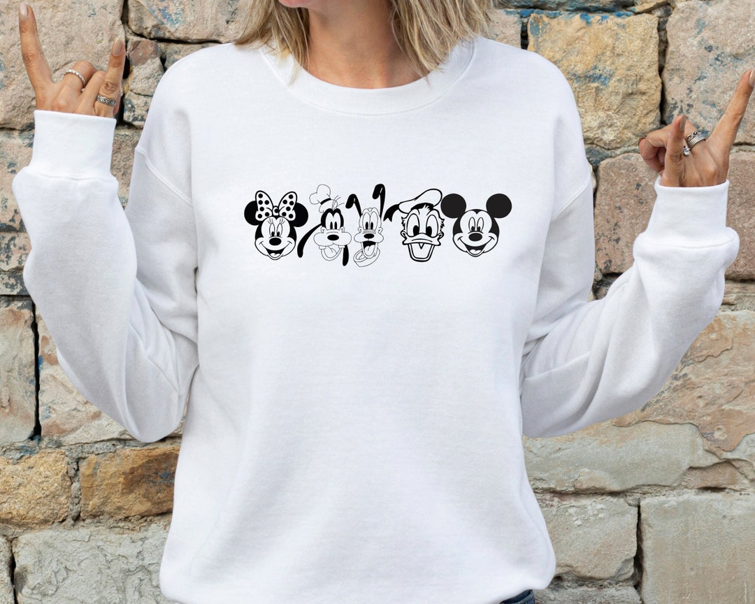 Retro Mickey and Friends Matching Sweatshirt,walt Disney World ...