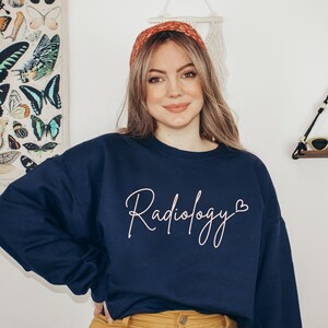 Radiology Sweatshirt, RAD Tech Skeleton Sweater, Radiology Gifts, Gift for Xray Tech, X-ray ...