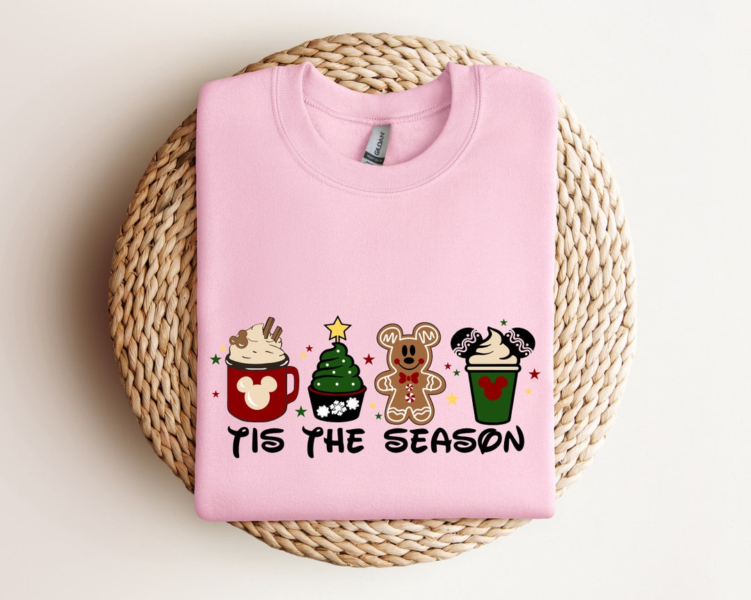 Tis the Season Disney Christmas Sweatshirt, Mickey Minnie Gingerbread ...