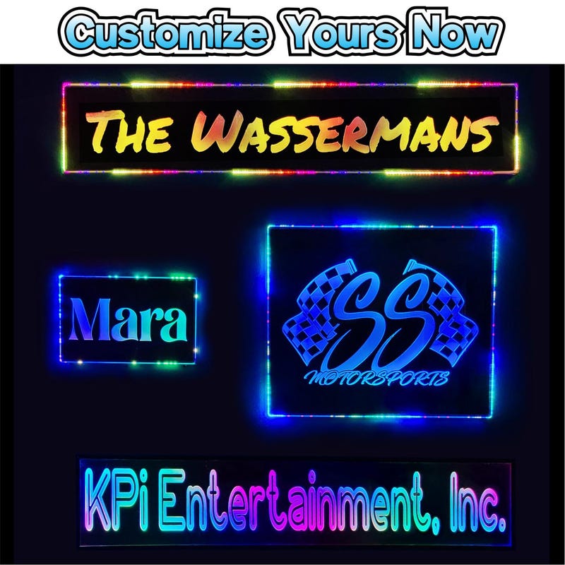 Custom Led Signs - Etsy