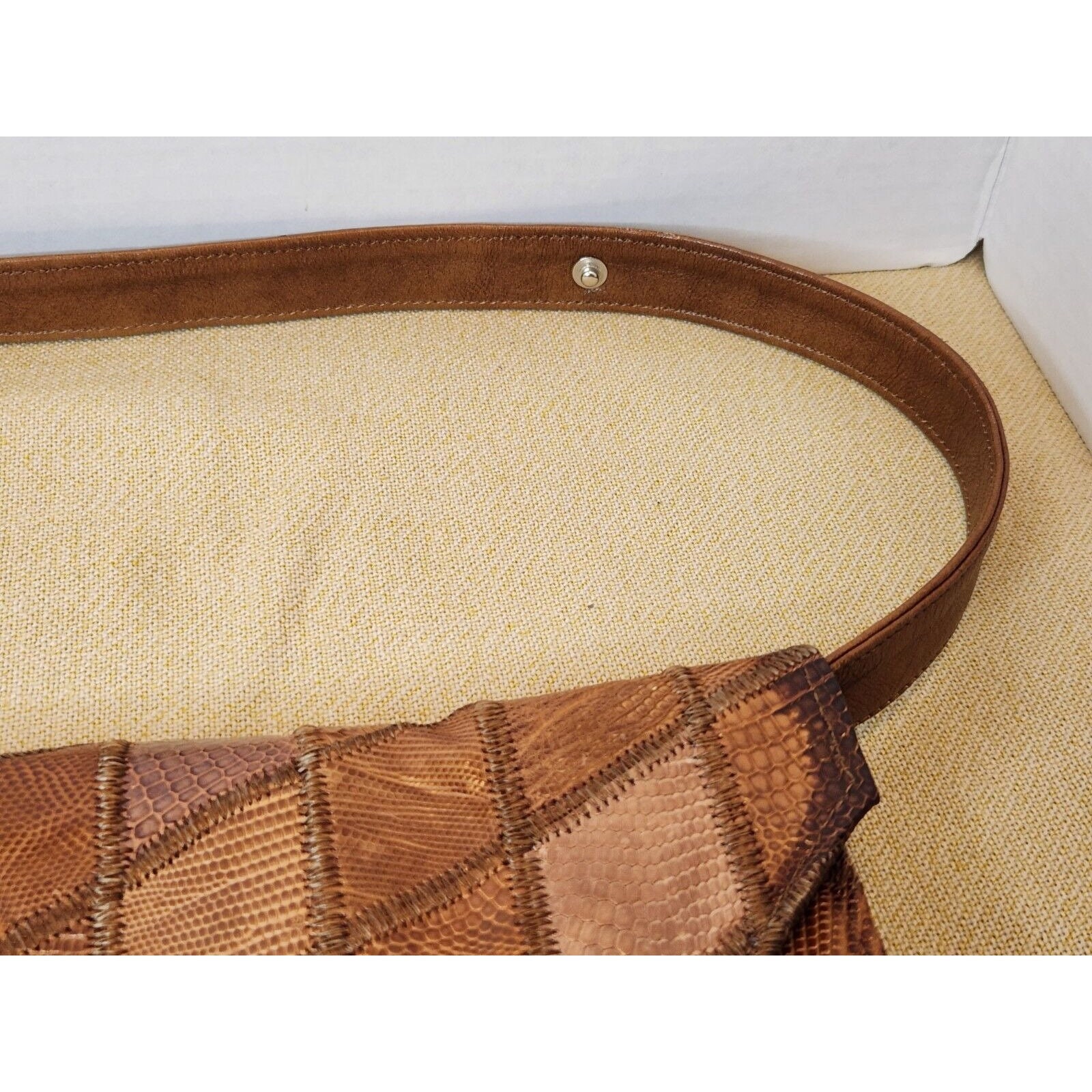 Vintage Tony Lama Patchwork Leather Hand Tooled Bag Purse - Etsy