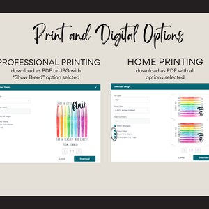 Teacher Appreciation Flair Pens Printable Gift Tag Printable Flair Pens ...