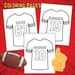 Kansas City Chiefs Coloring Pages, Kelce, Mahomes, Pacheco Jersey ...