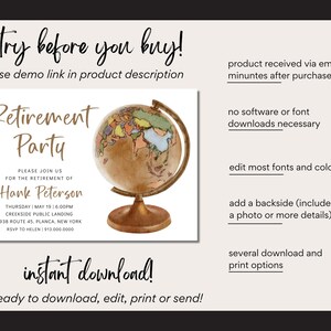 History Social Studies Geography Teacher Retirement Printable Text ...