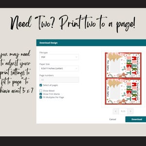 Christmas Gift Card Holder for Teacher Printable Template, Christmas ...