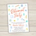 Math Teacher Retirement Invitation Template, Printable Digital Math ...