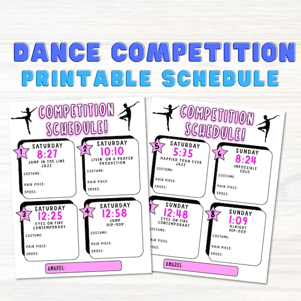 Dance Competition - Etsy
