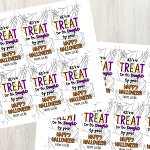 Halloween Teacher Gift Tag Template, Printable Teacher Halloween Gift ...